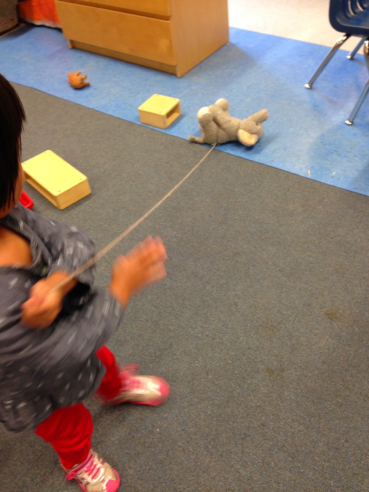 Pondering Preschool: What can we do with yarn?