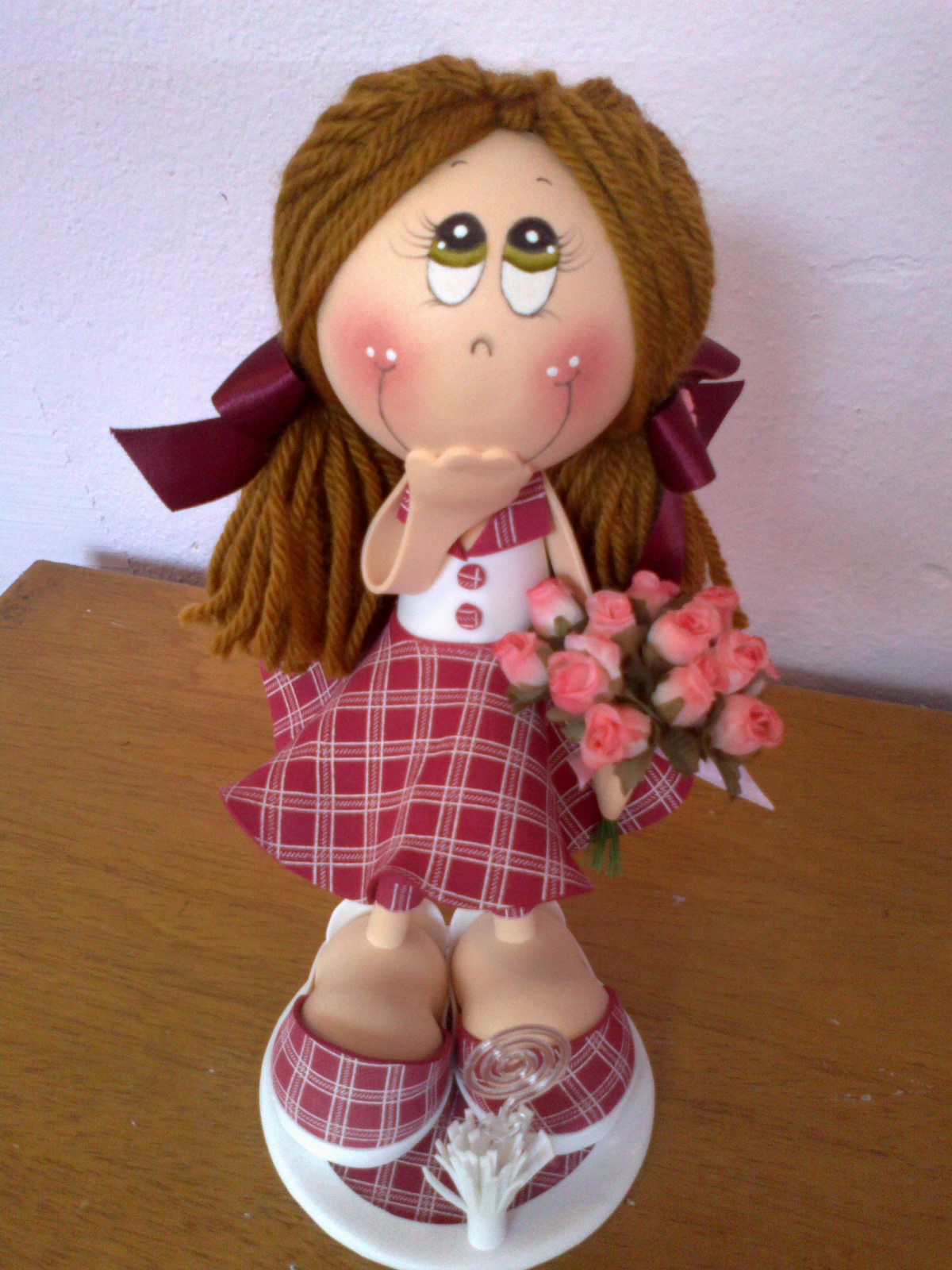 Eula artes em MDF e EVA: BONECAS DE EVA 3D