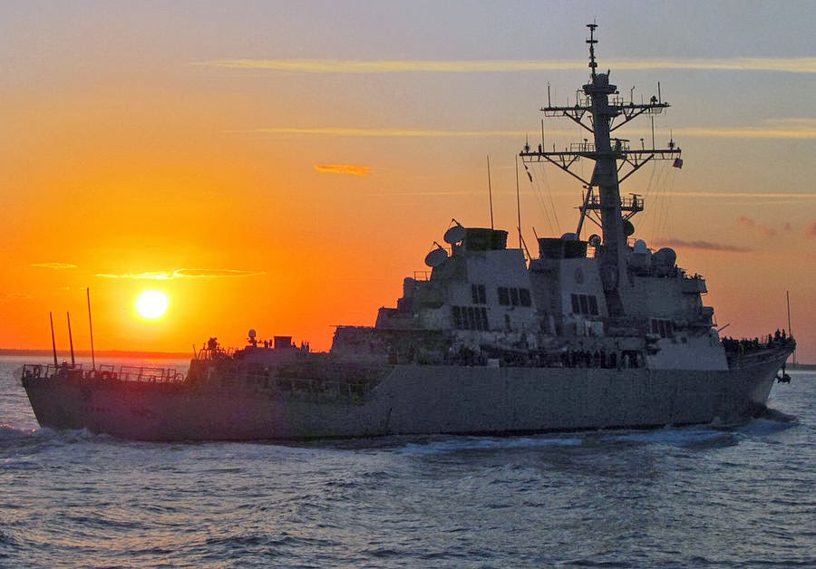 Travel Rants and Raves: Wordless Wednesday: USS Carney Ddg 64 at Sunset ...