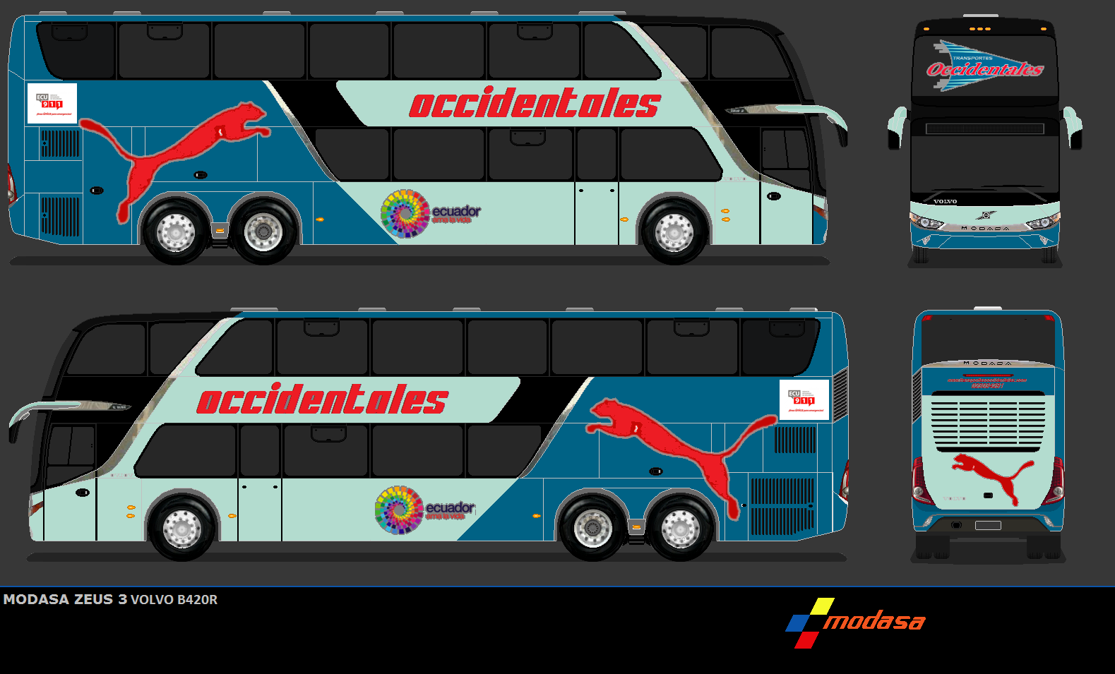 Diseños de buses del ecuador