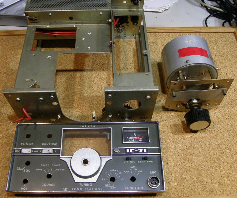 ジャンクな電子工作＆徒然落書き帳: IC-71 の改修
