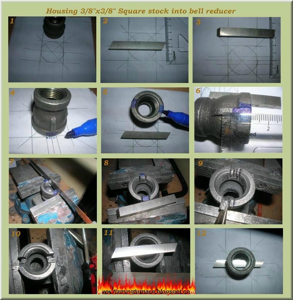 Foundry gas burner ~ Metal casting projects
