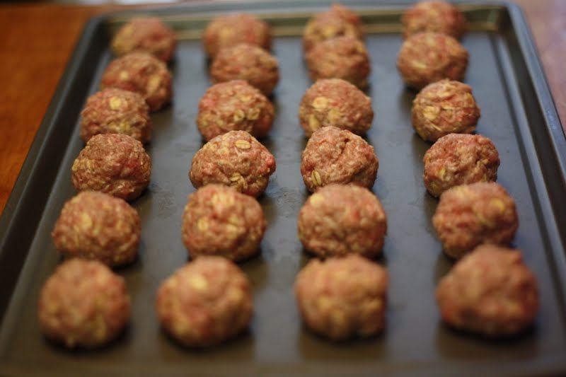 Sisters & Food: Mini Meatloaf Meatballs