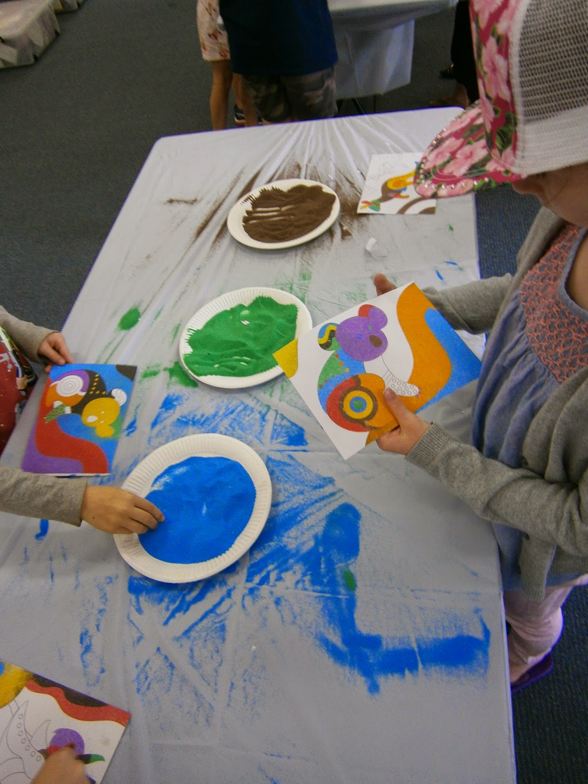 Australian Sand Art holiday activity at Bowral Library - Mang Aban ...