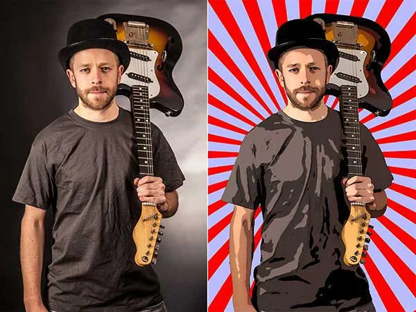 PhotoEffect: How to Make Photoshop Cartoon Effect (using Filters)