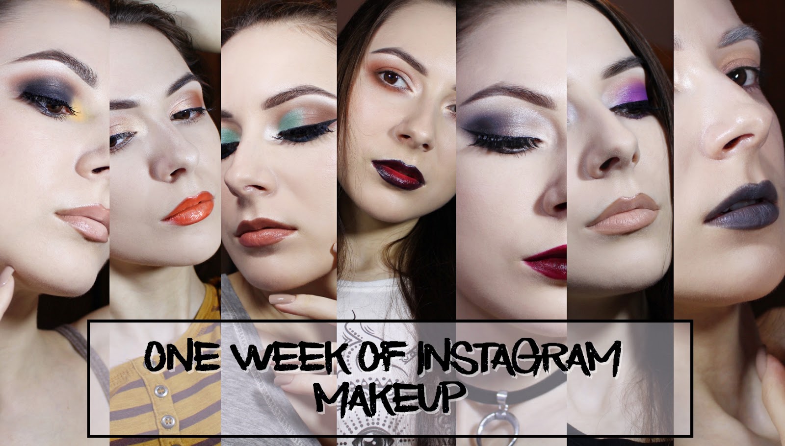 Instagram Face Challenge : I Wore7 Full-face Makeup Looks For a Week ...