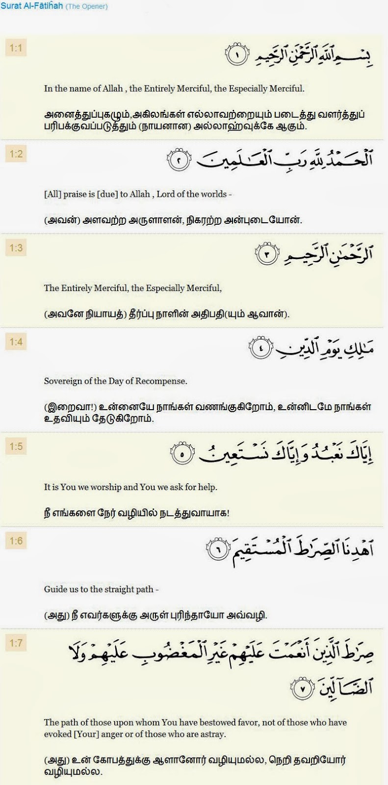 My Collections Quran Surah Al Fathihah my-collections-quran-surah-al-fathihah