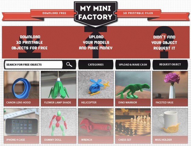 Print3d World: El fundador de "iMakr" crea "My Mini Factory", web para ...
