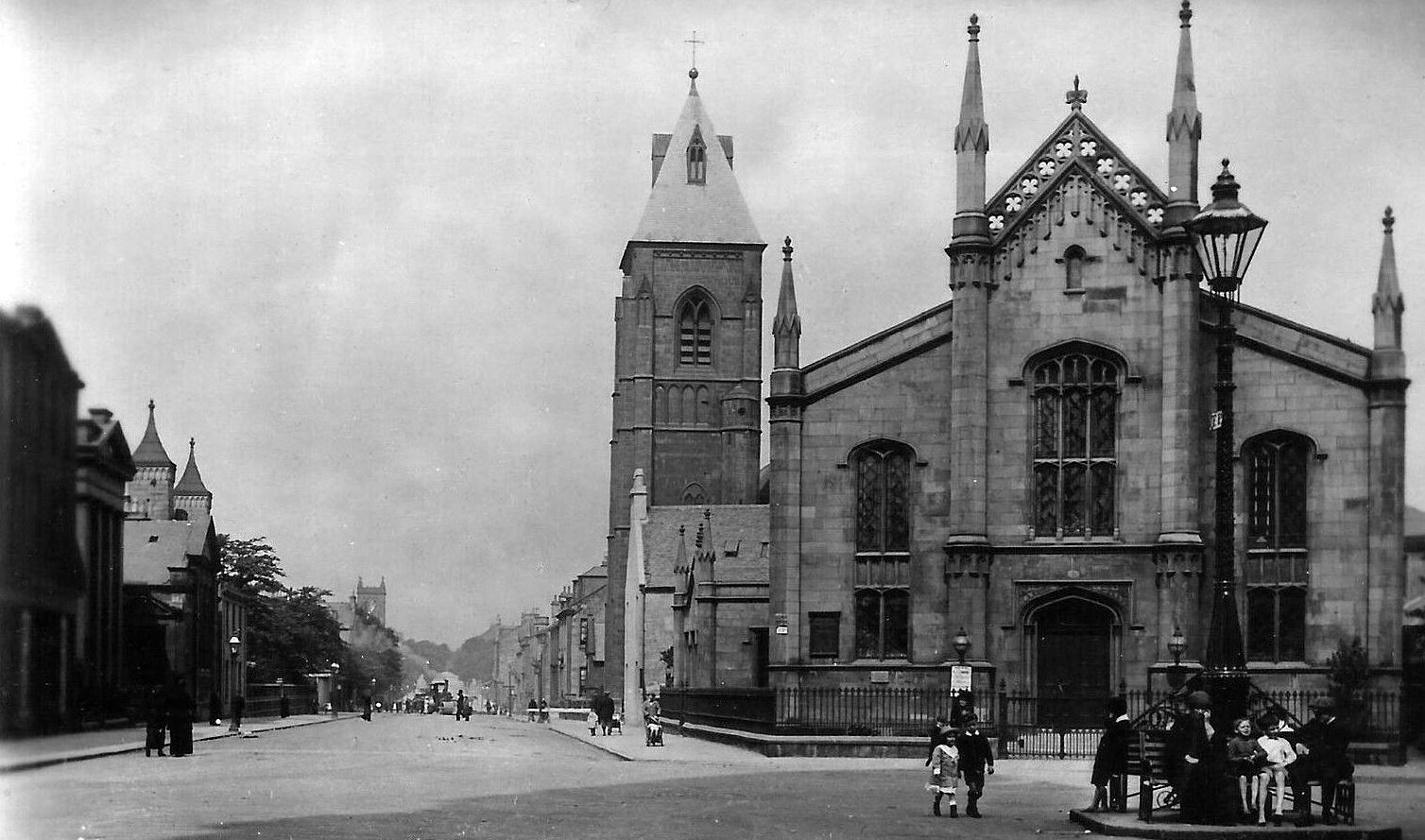 Tour Scotland: Old Photograph George Square Greenock Scotland
