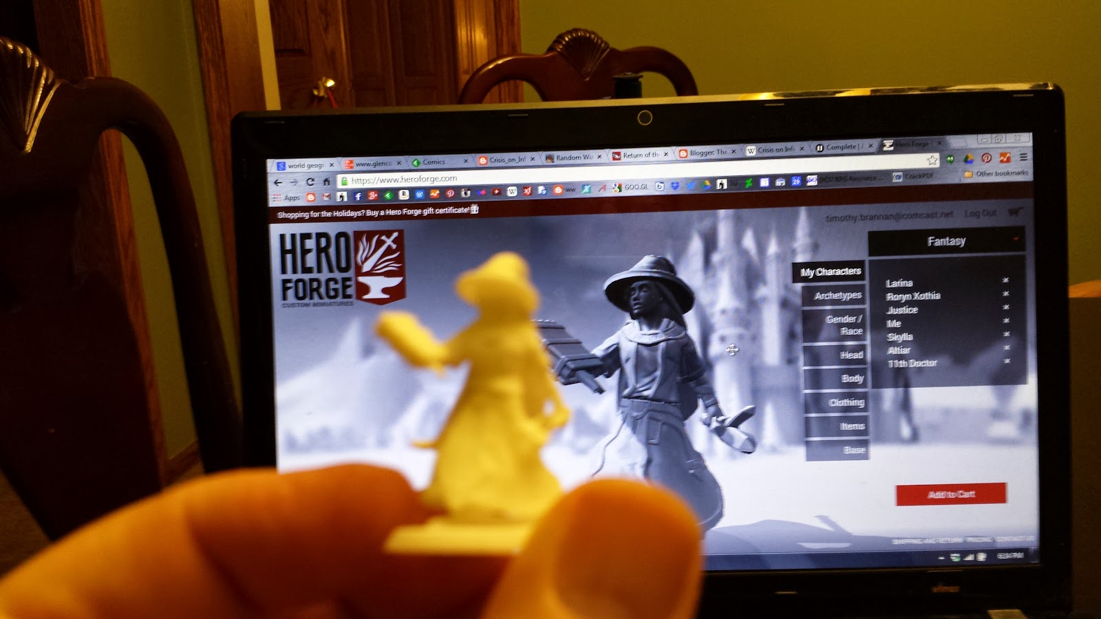 The Other Side blog: Hero Forge Mini