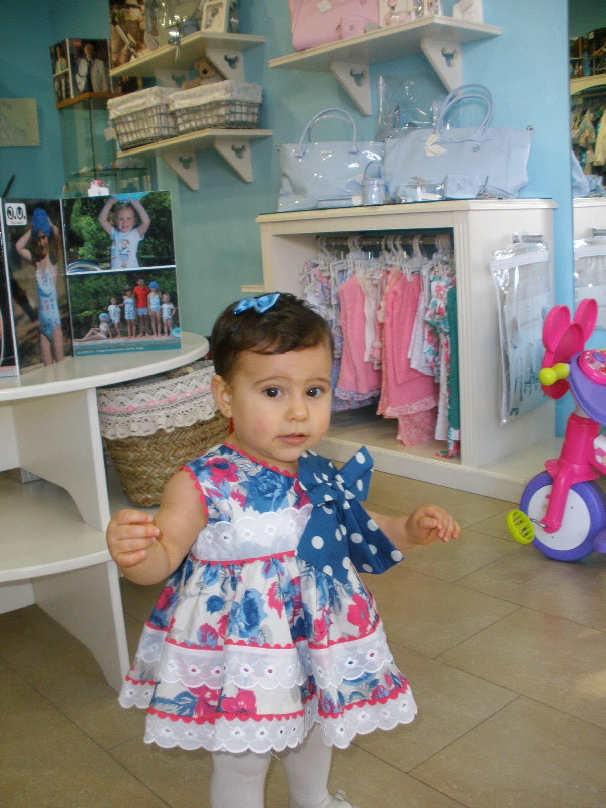 Carolina Moda Infantil: Guapiiiisima Maria con nini..