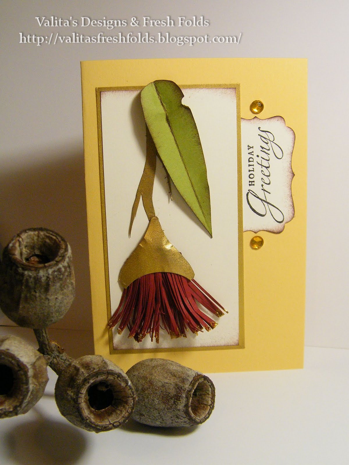 Valita's Creative Designs : Australian Gum Blossoms for Christmas
