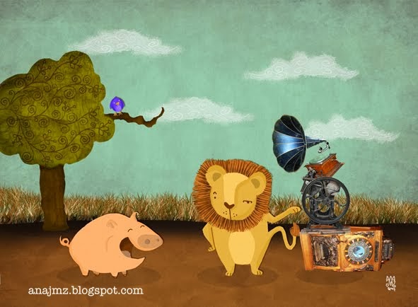 Recursos para mi clase: EL LEÓN AFÓNICO (CUENTO Y AUDIO)