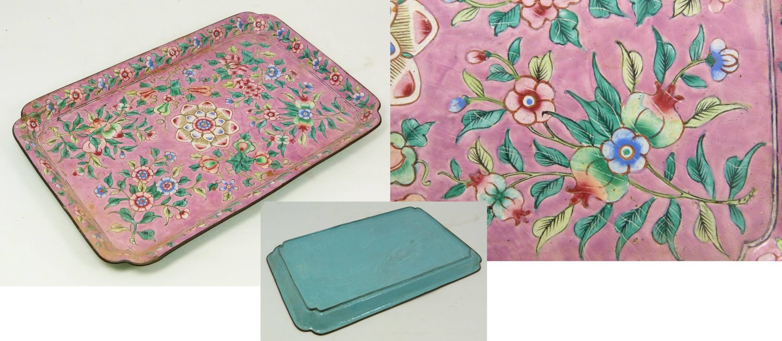 Beadiste: Puzzling Evidence - Pink Enamel in Chinese Cloisonne