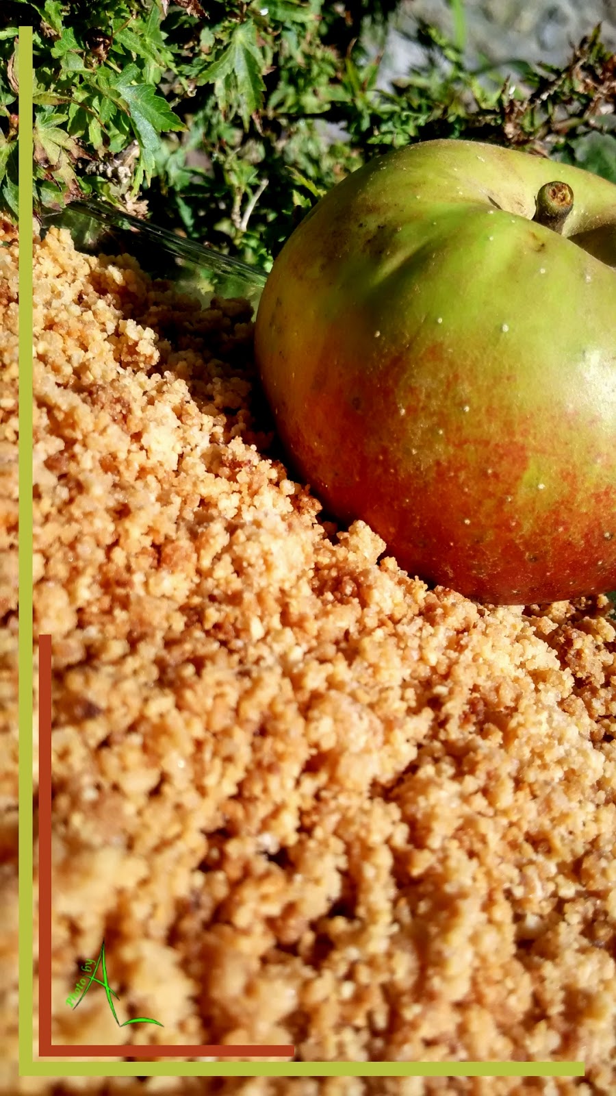 La cuisine de Christine: Le crumble gourmand aux pommes de Christine