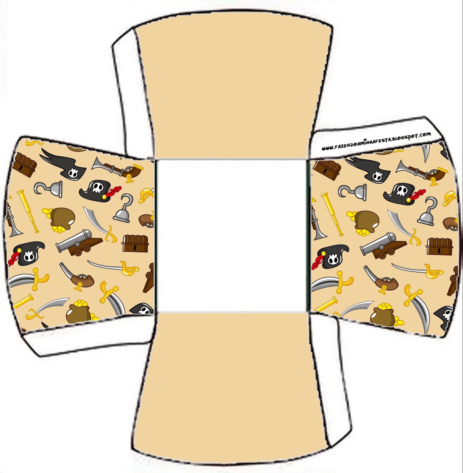 Pirate Party: Free Printable Boxes. - Oh My Fiesta! in english