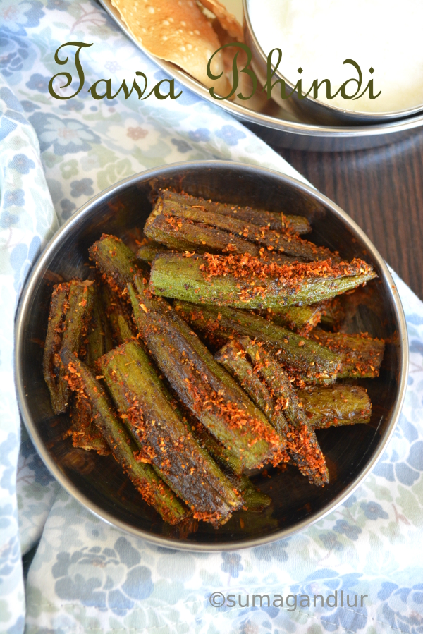 Veggie Platter: Tawa Bhindi