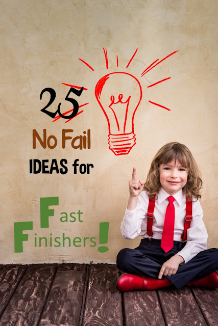 Dragon's Den Curriculum: Ideas for Fast Finishers
