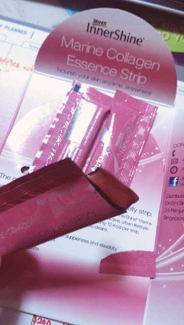 dmints: Review : Brands' InnerShine Marine Collagen Essence Strip