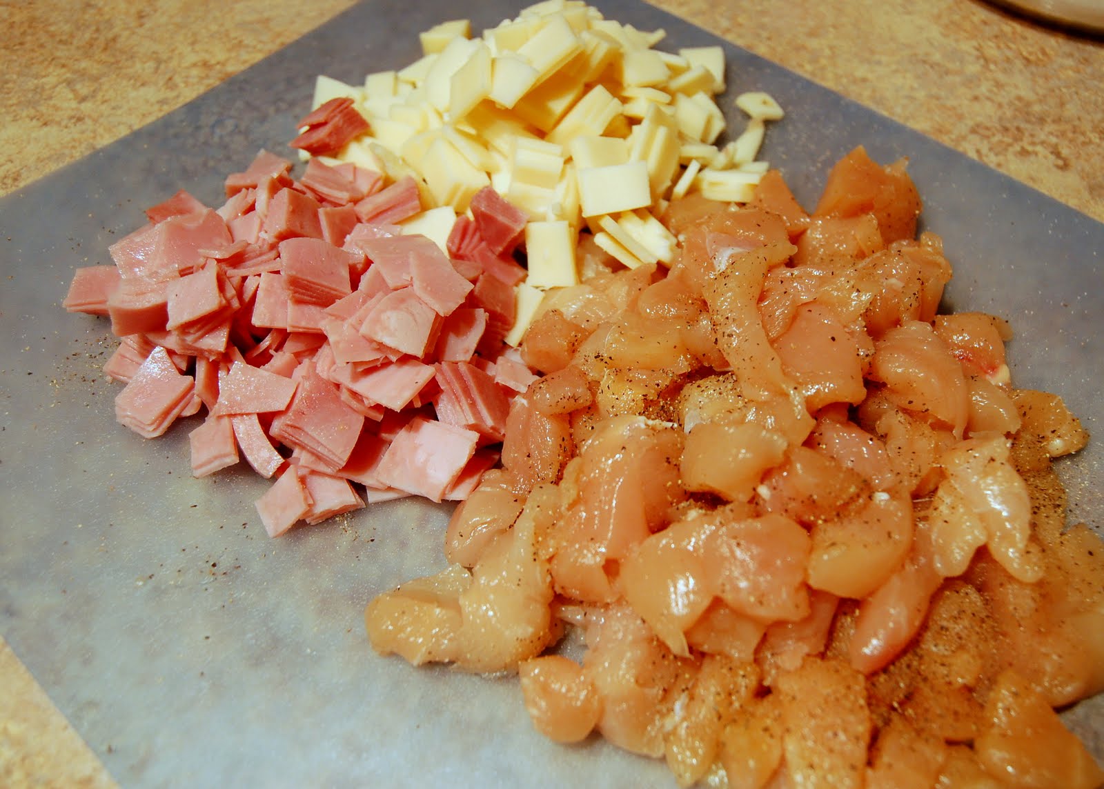 Dwelling & Telling: Recipe: Chicken Triangles