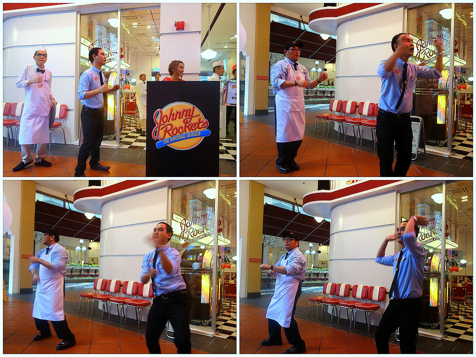 Ferociously sunny staff members _ nicknamed 'Rocketeers' _ orbit this ...