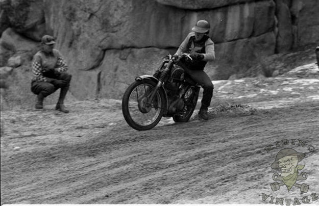 1955 National Motorcycle Race ~ Riding Vintage
