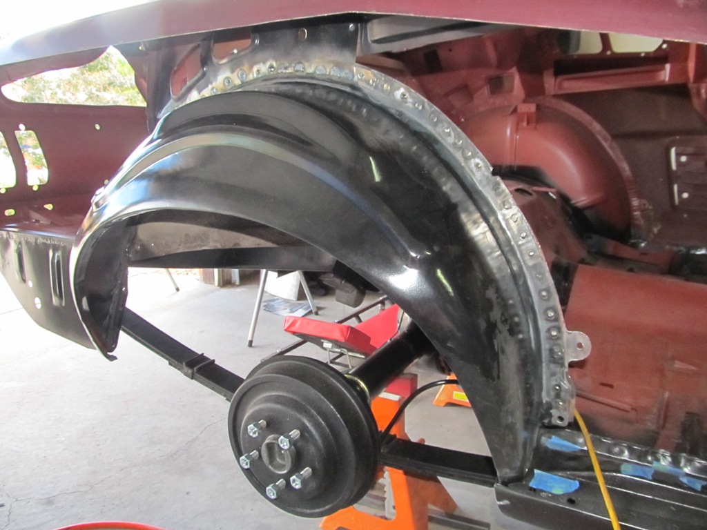 Installing the new Outer Wheelhouse