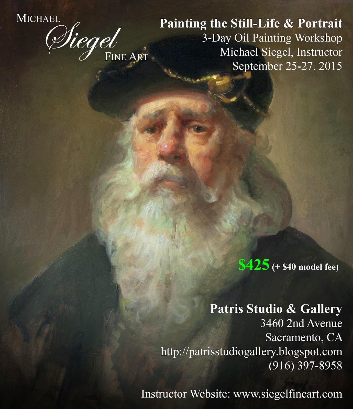 Patris Studio and Art Gallery : Announcing: Michael Siegel Still Life ...