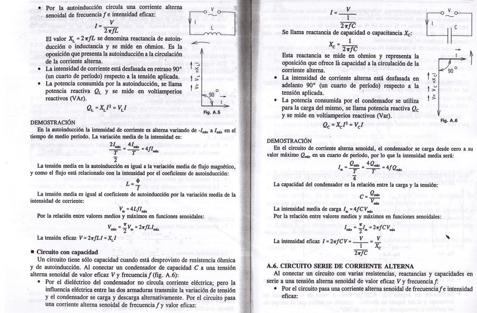 Electrotécnia: Circuitos de coriente alterna