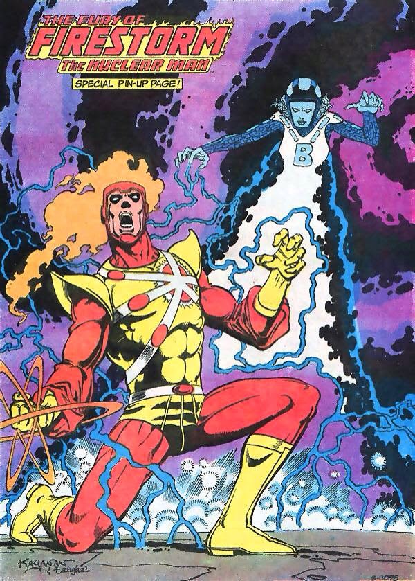 DC Comics of the 1980s: Firestorm pin-up