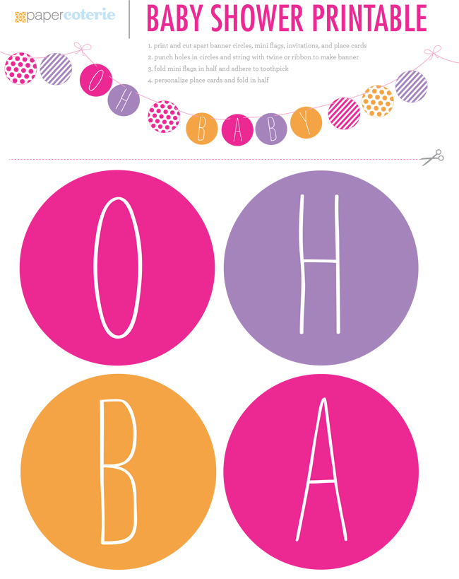 zakka life: Baby Shower Printables