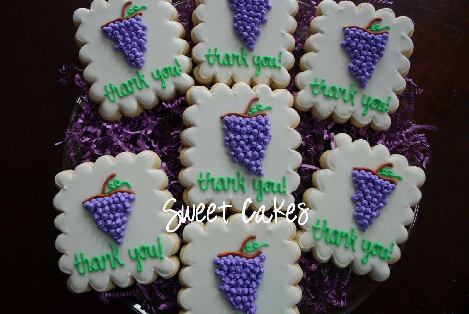 Sweet Cakes: Grape Cookies