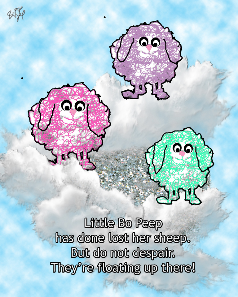 WJC's Digital World: Little Bo Peep's Sheep