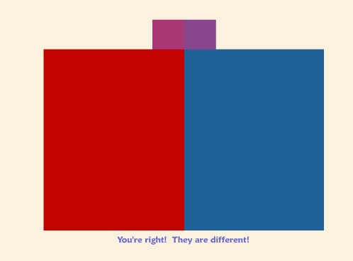 ELEMENTS-O-VISUAL THINKING: Albers Color Exercises