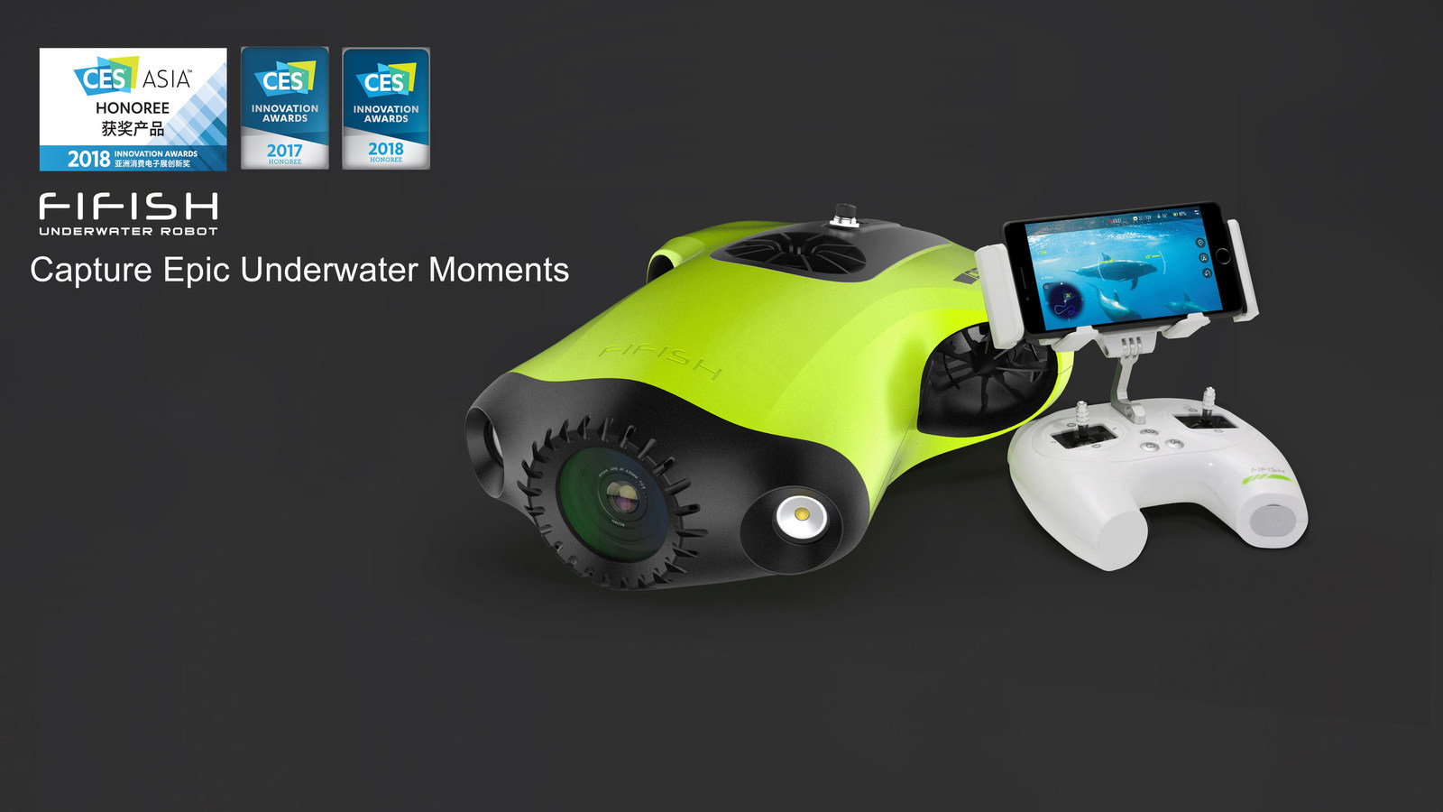 QYSEA Announced FIFISH P3 Underwater Drone Starts Shipment on CES Asia ...