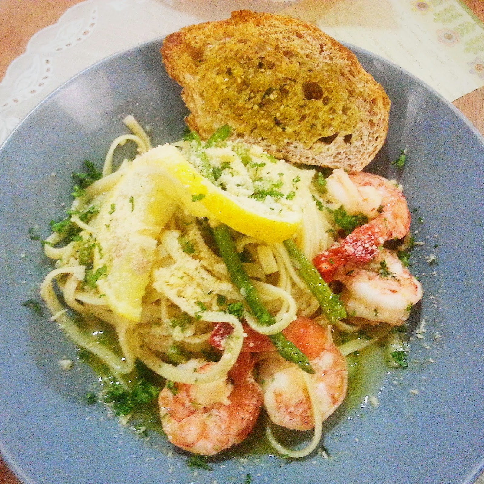 Kain Galore: Cafe Mary Grace's Scampi Pasta