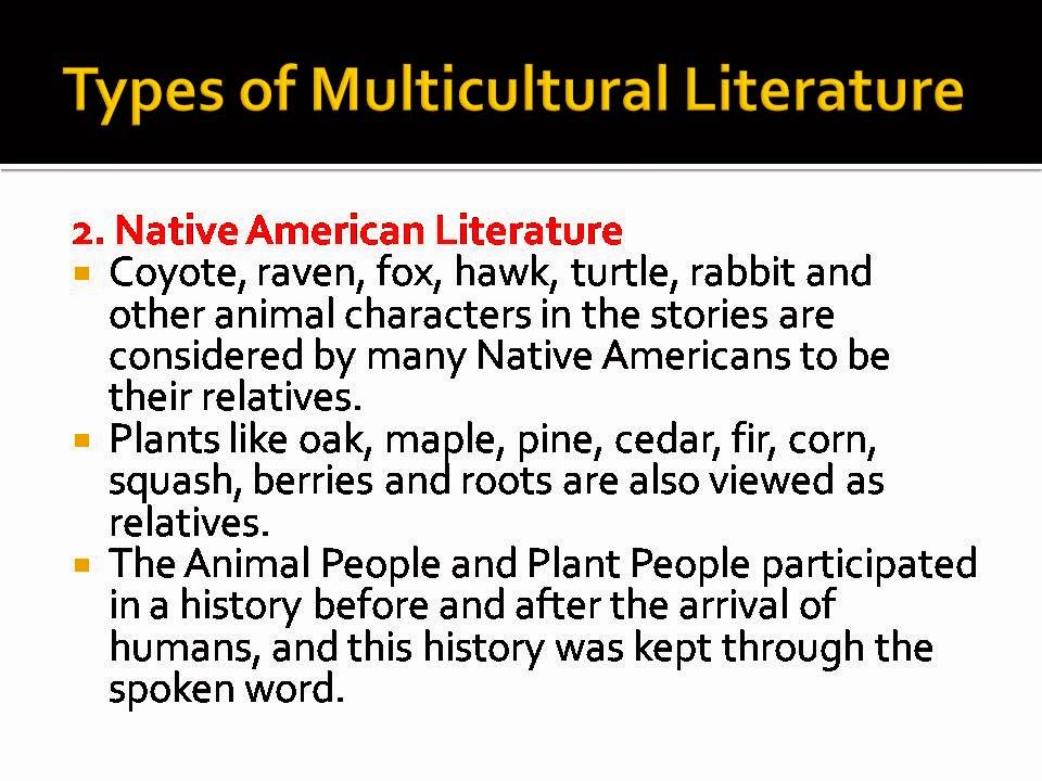 The Art of Teaching English : Topic 5: Multicultural Literature