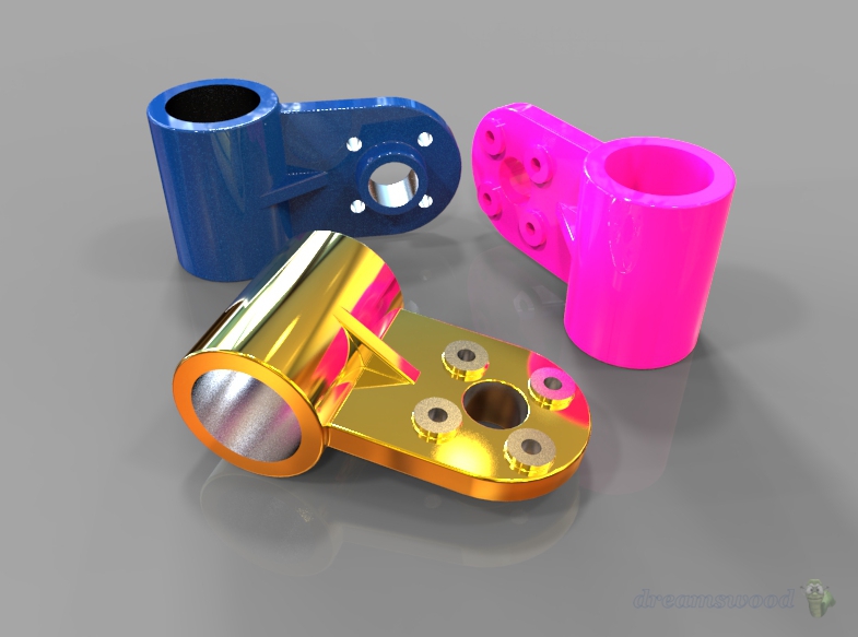 DreamswooD: piezas en SolidWorks