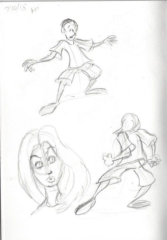 Animated Heads: Character design from Life drawing for Stephen Silver