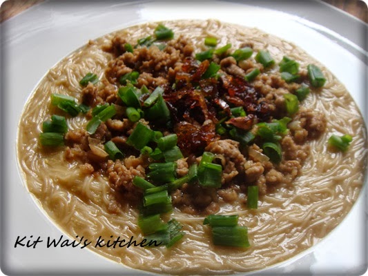 Kit Wai's kitchen : 面线糊 ~ Mee Suah Koh ( Creamy Wheat Flour Vermicelli ...