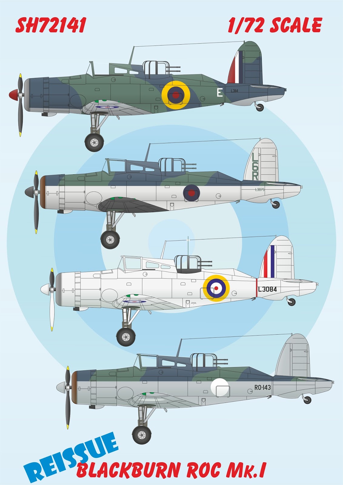 The 1/72 scale Roc is back – or SH72141 Blackburn Roc Mk.I reissue