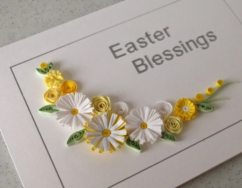 Paper Daisy Cards: Happy Easter