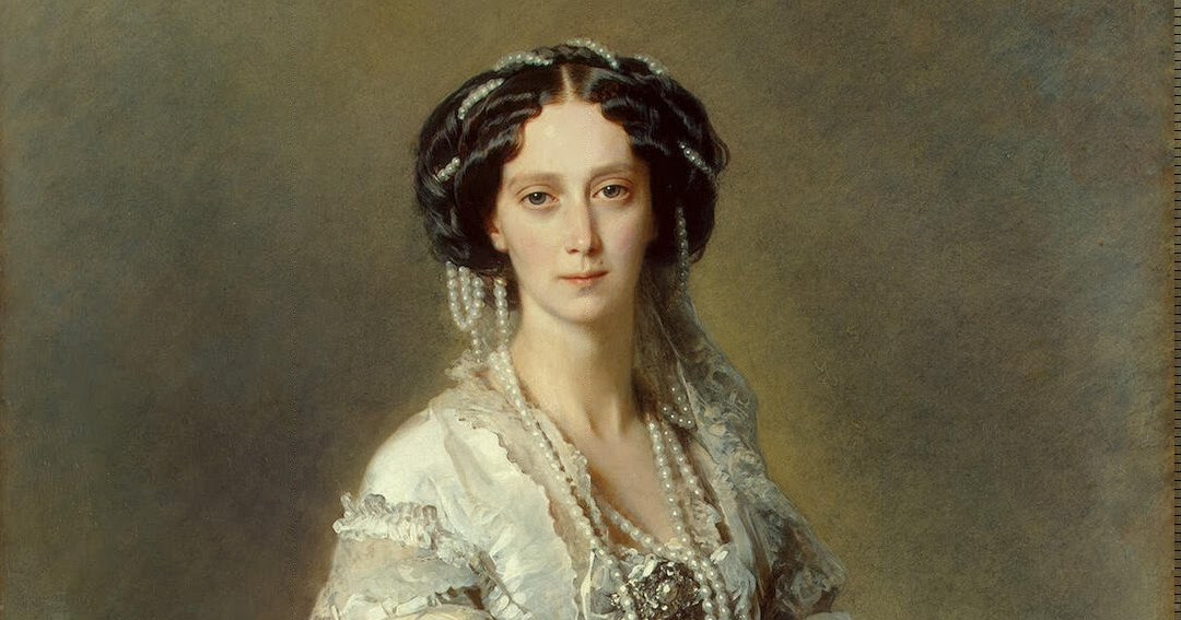Portrait of Empress Maria Alexandrovna - Franz Xaver Winterhalter ...