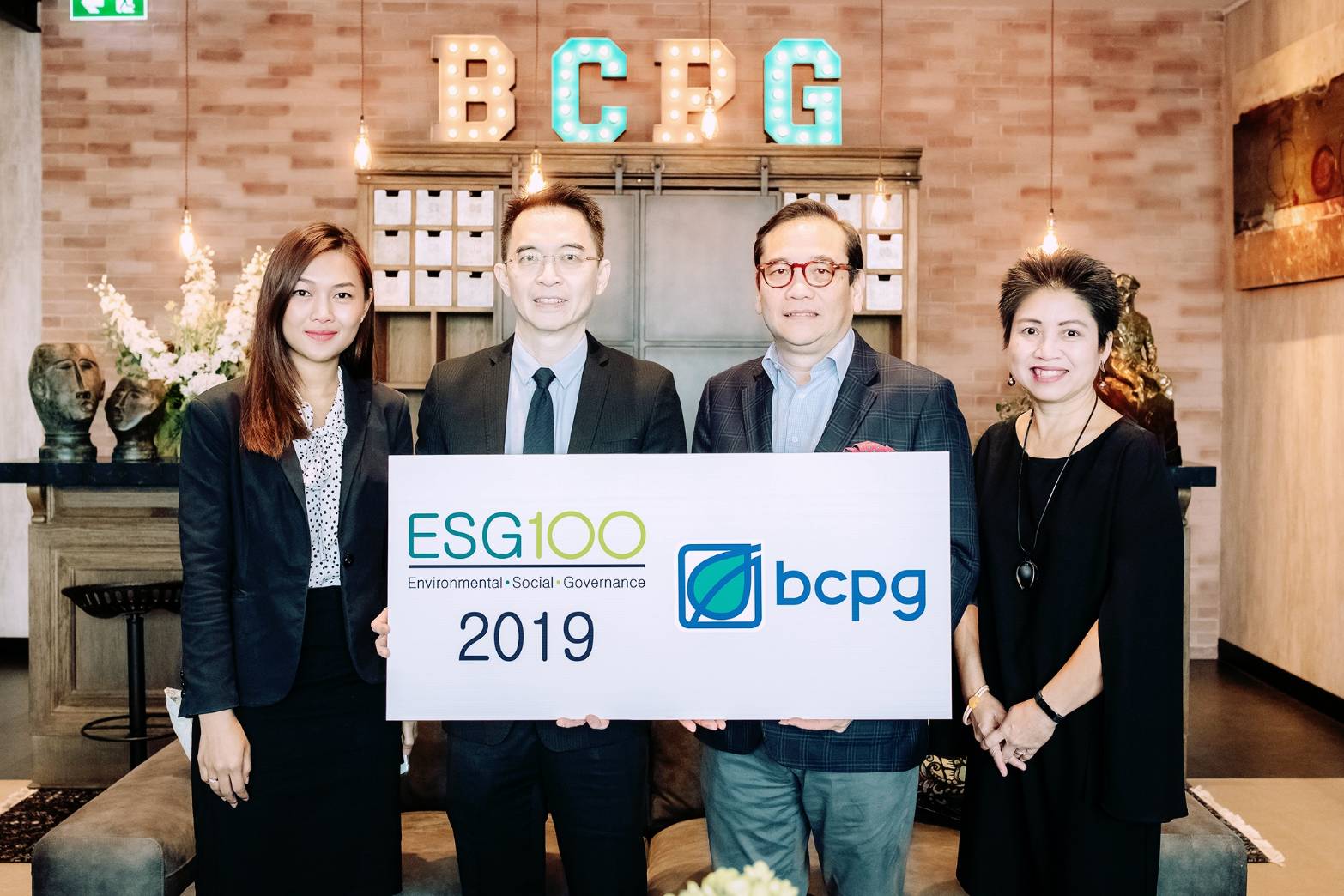 Thaipat Institute: BCPG ติดอันดับหุ้นยั่งยืน ESG100 ต่อเนื่องเป็นปีที่ 2