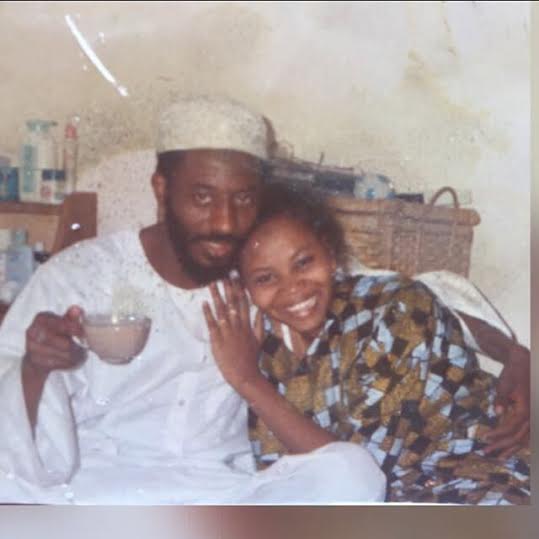 Photo: Emir of Kano, Muhammad Sanusi II holidays with one of his wives