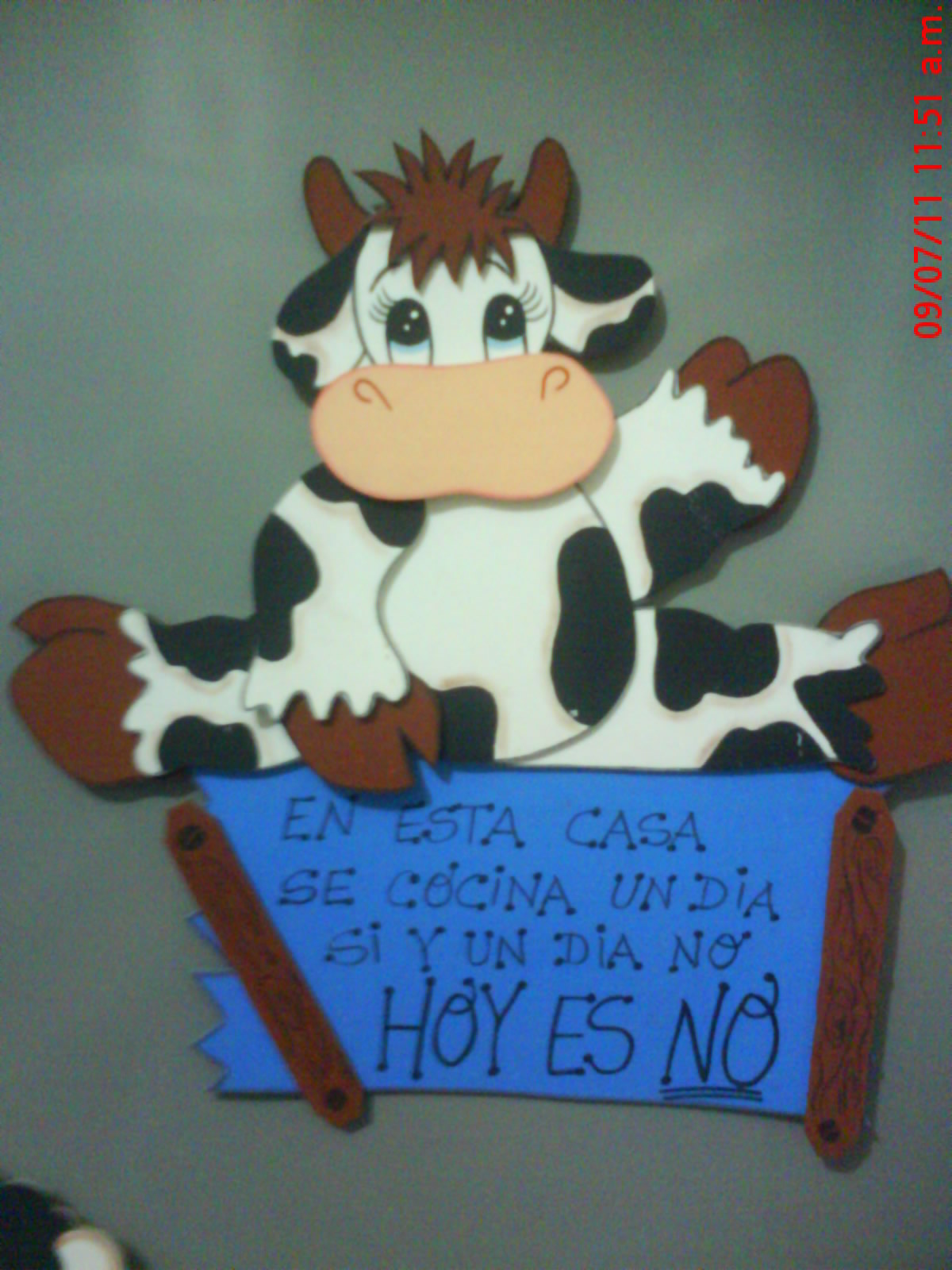 Vacas en foami paso a paso - Imagui