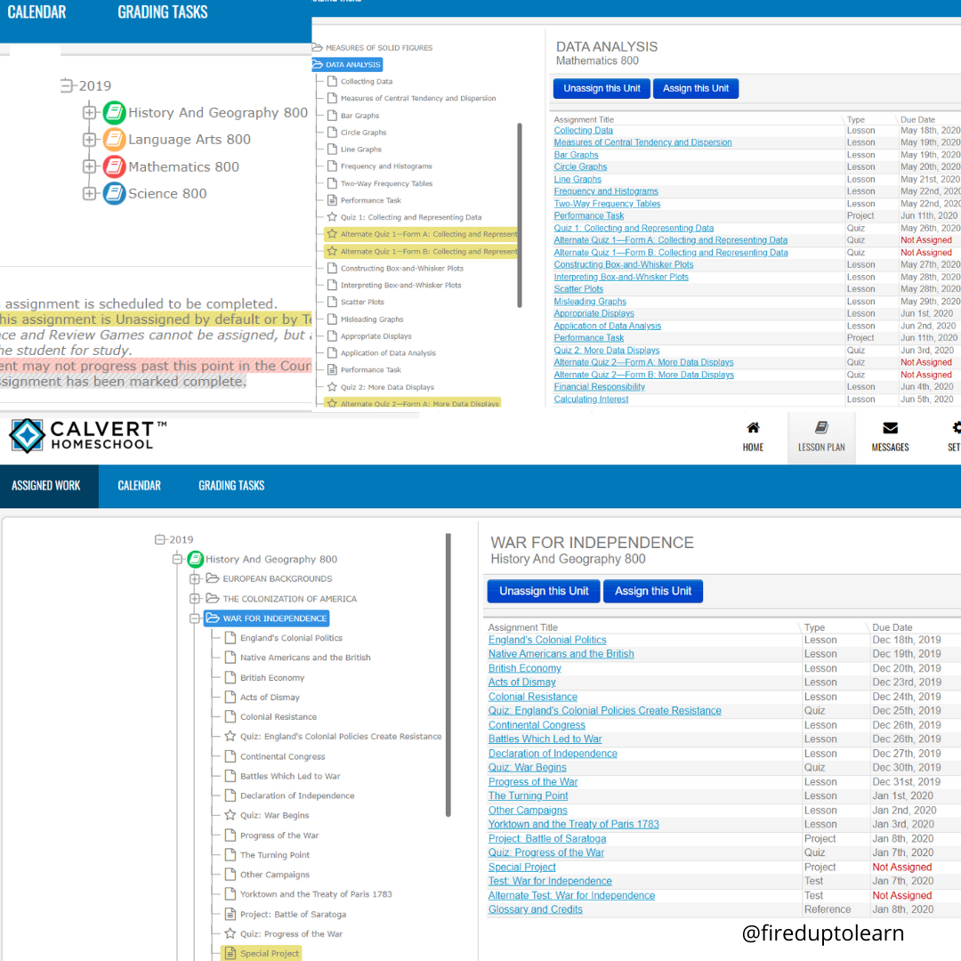 Via Bella: Calvert Homeschool Online