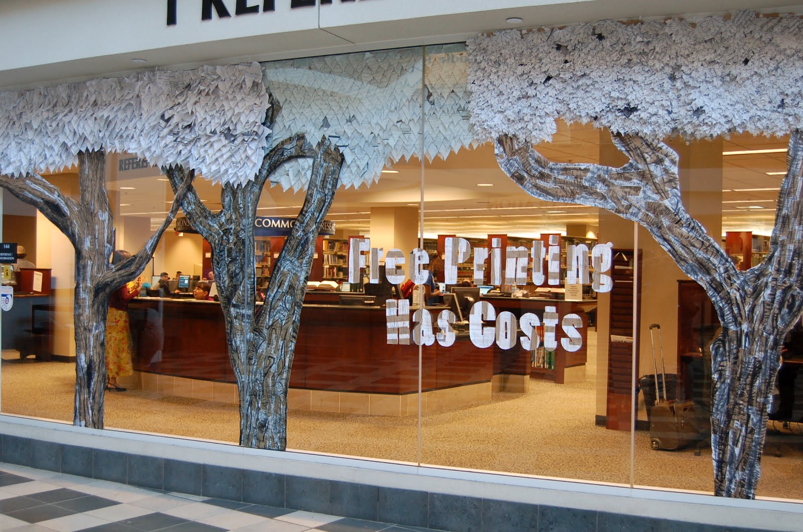 Walker Library News: Trees in the Library!