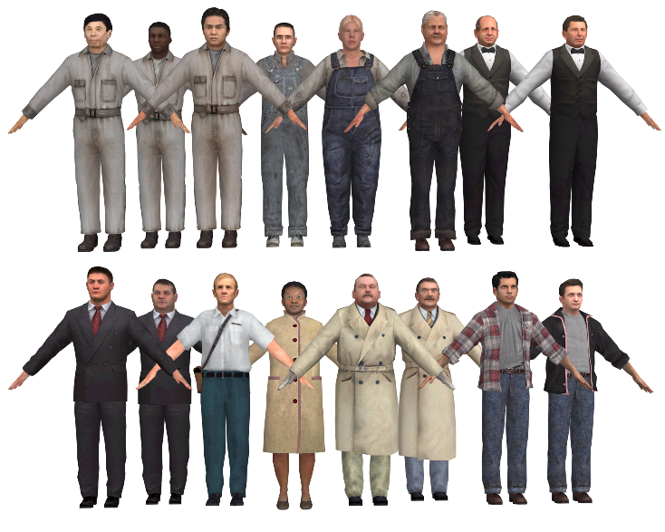 KOHDYKTOPZONE: MAFIA 2 - Character's