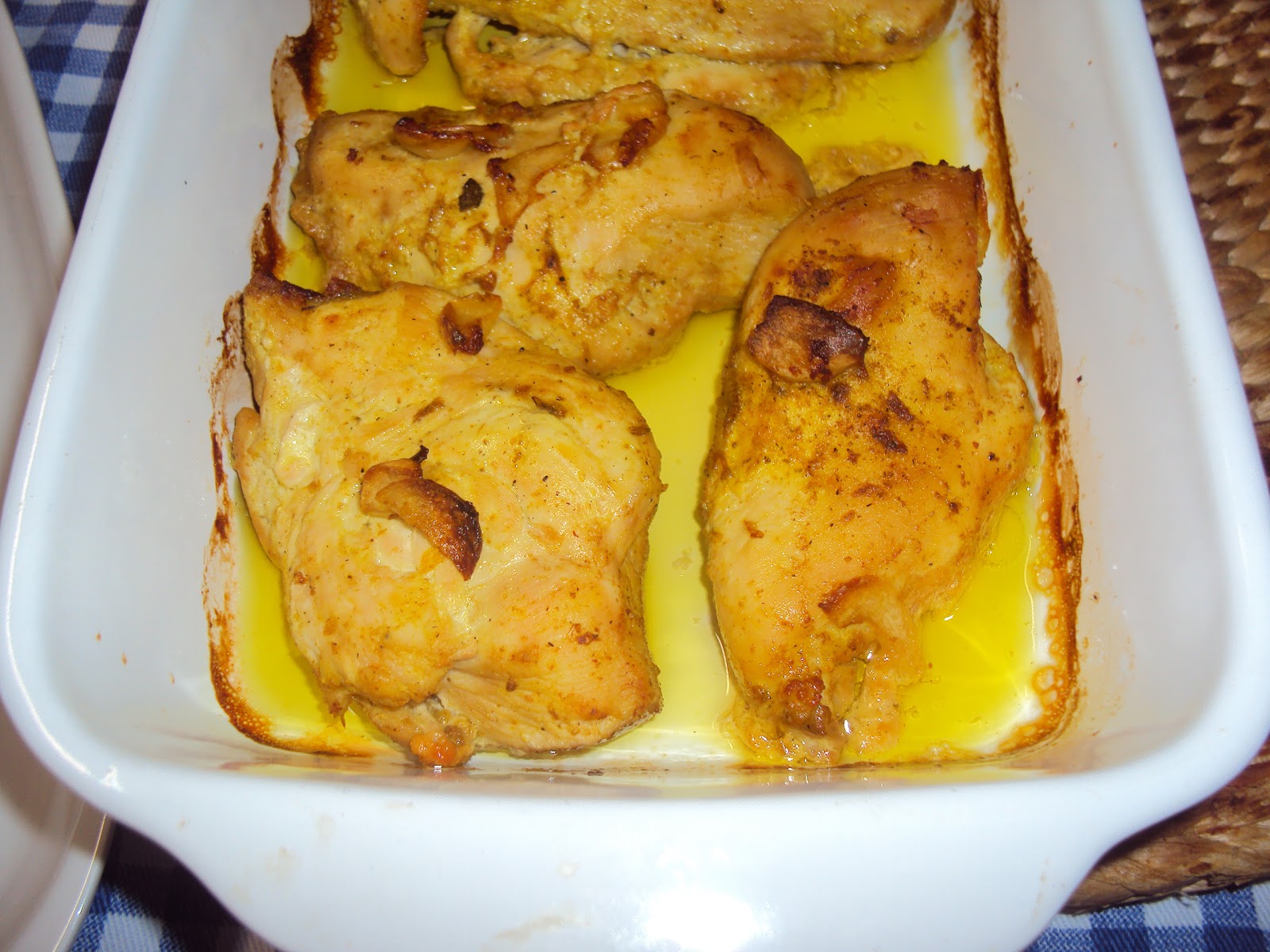 Cantinho da Zezinha: Peito de frango no forno